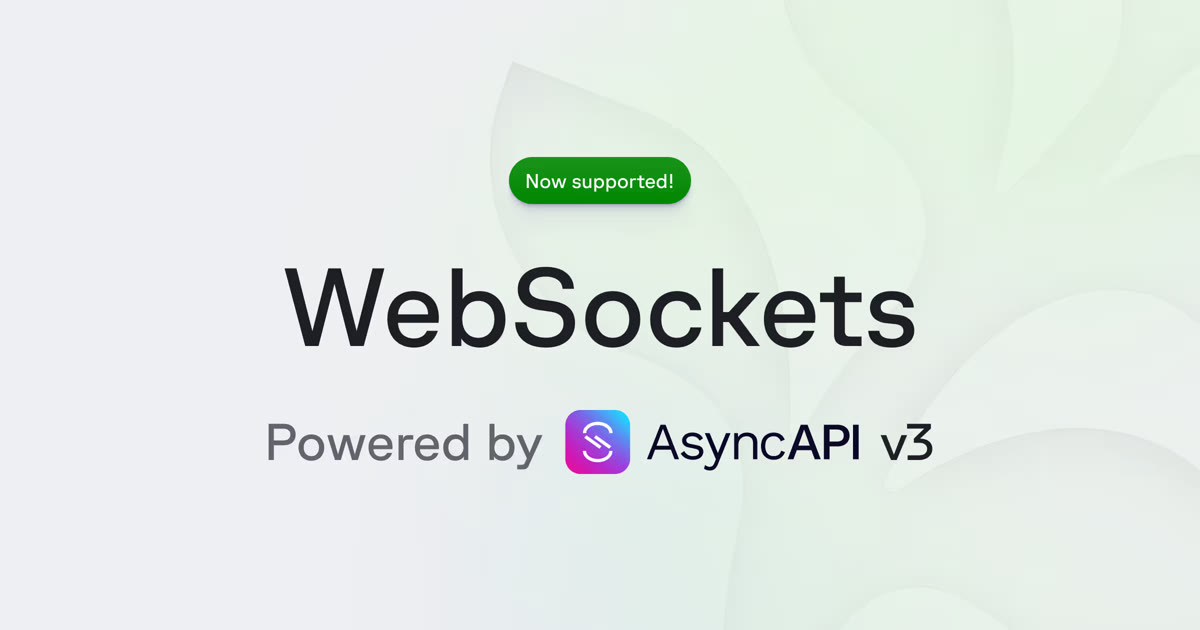 Announcing WebSocket Support with AsyncAPI v3 | Fern